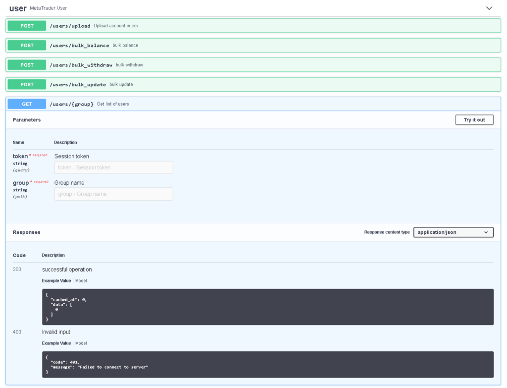 Metatrader REST API - Development for the Traders